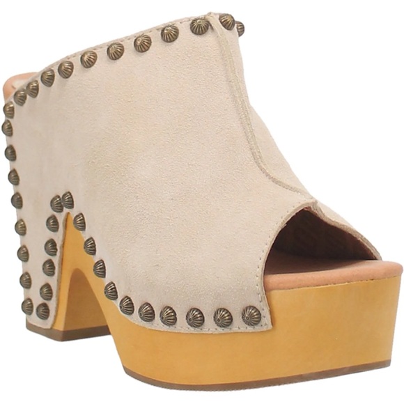 dingo | Shoes | Dingo Womens Peace N Love Sand Suede Clogs Shoes Brand ...